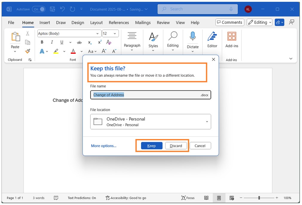Auto-Save Your Documents with the Latest Microsoft Word Update